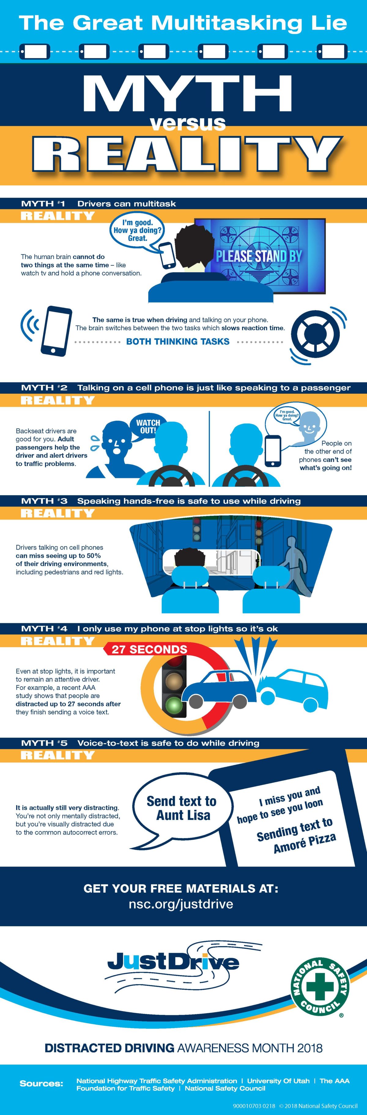 The Great Multitasking Lie | Distracted Driving Awareness Month