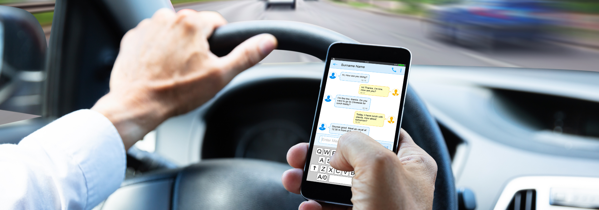 Distracted Driving: Taking your eyes off the road for 2 seconds is a ...